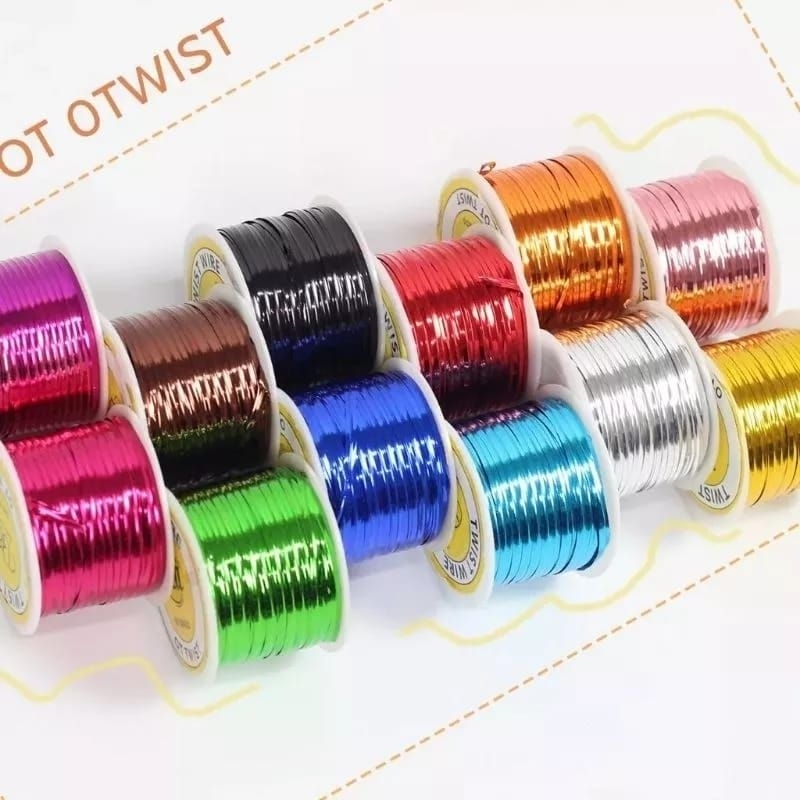 Twister wire Flower binding wire Flower wire twister roll | Shopee ...