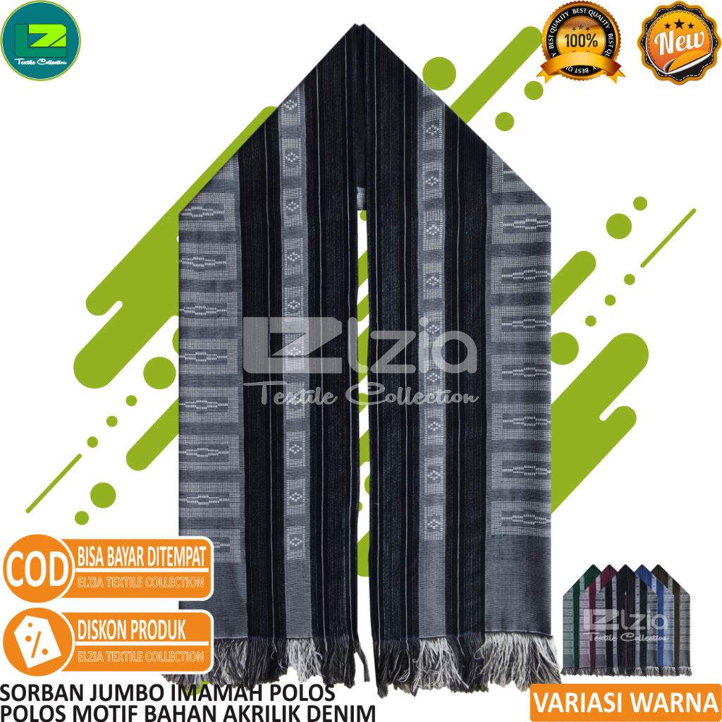 KATUN Jumbo Long Turban Thick Quality DENIM Cotton | Shopee Philippines