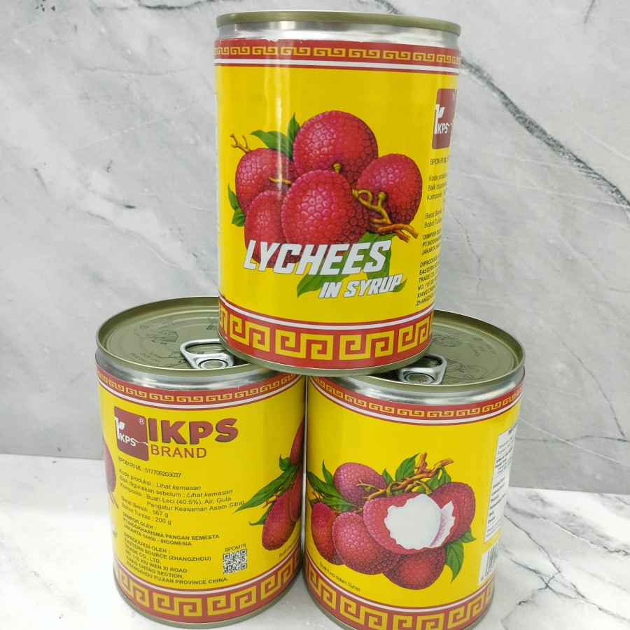 Lychee canned lychee in syrup IKPS 567 gr | Shopee Philippines