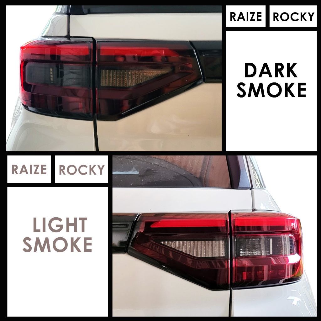 Rear Turn Signal Light Smoke Sticker / Toyota RAIZE Daihatsu ROCKY Tail ...