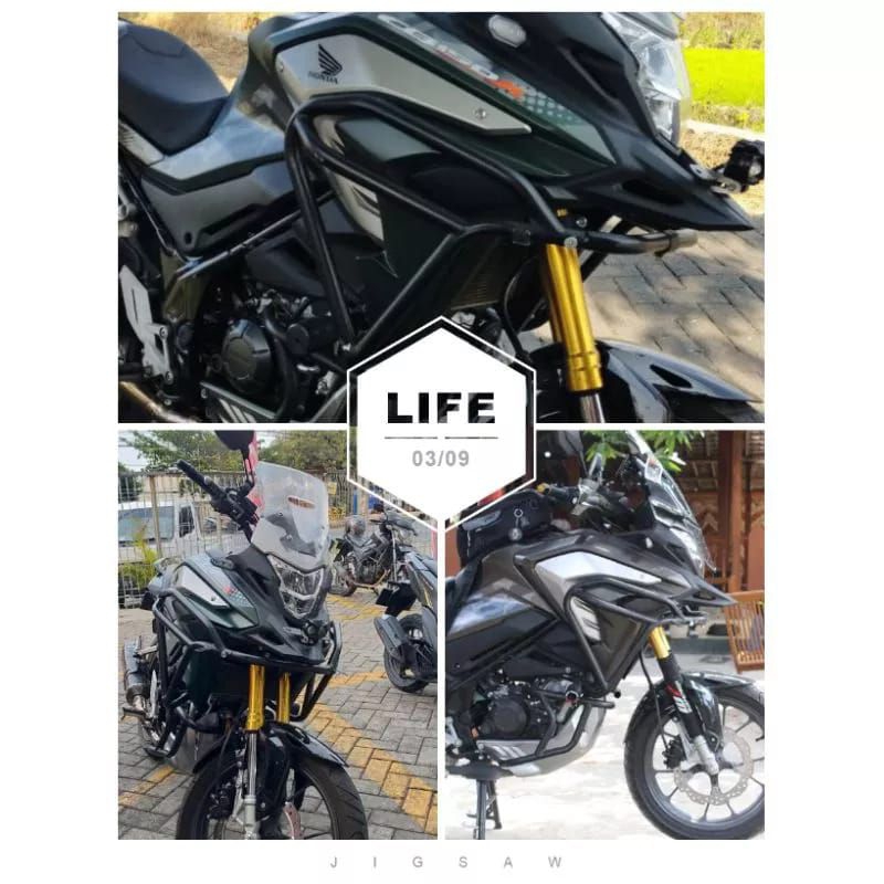 Tubular honda cb150x full body cb 150 x (free shooting light) | Shopee ...