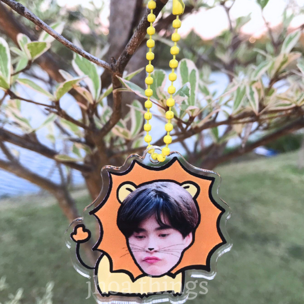 GANTUNGAN Cute ACRYLIC KEYCHAIN GEMINI NORAWIT THAI ACTOR CUTE KEYCHAIN ...