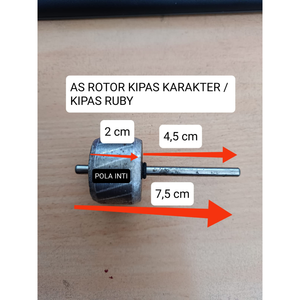 Axle 6inch Fan Rotor/Ruby Fan Rotor/Character Fan Rotor | Shopee ...