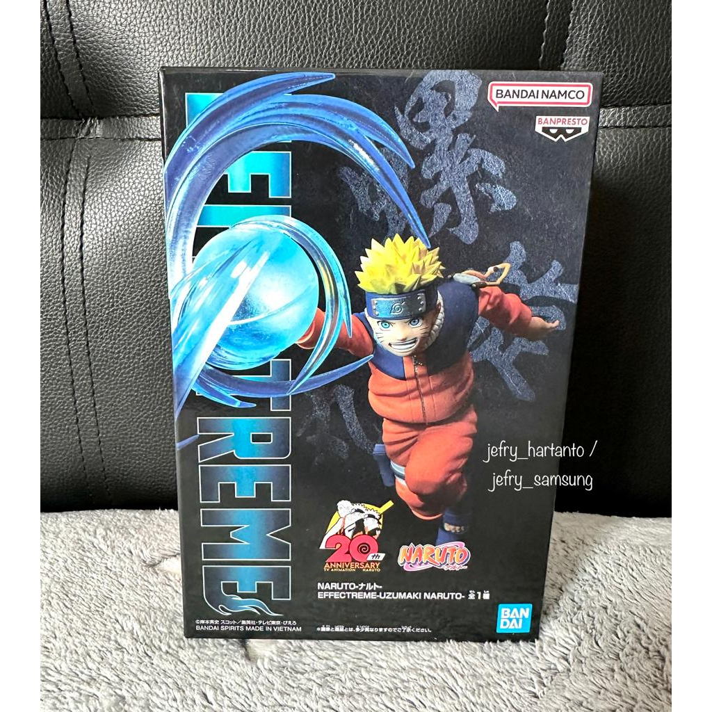Naruto Uzumaki Effectreme Figure Original Banpresto Bandai Namco Japver ...