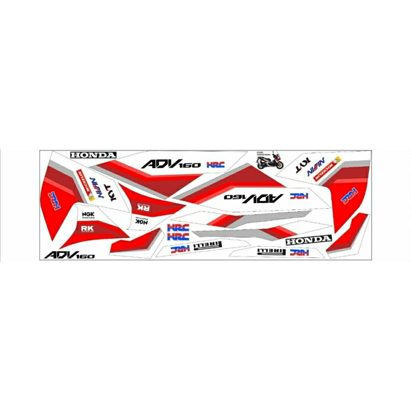 Striping Honda Adv 160 New Livery Hrc Racing/New Adv 160 Motorcycle ...