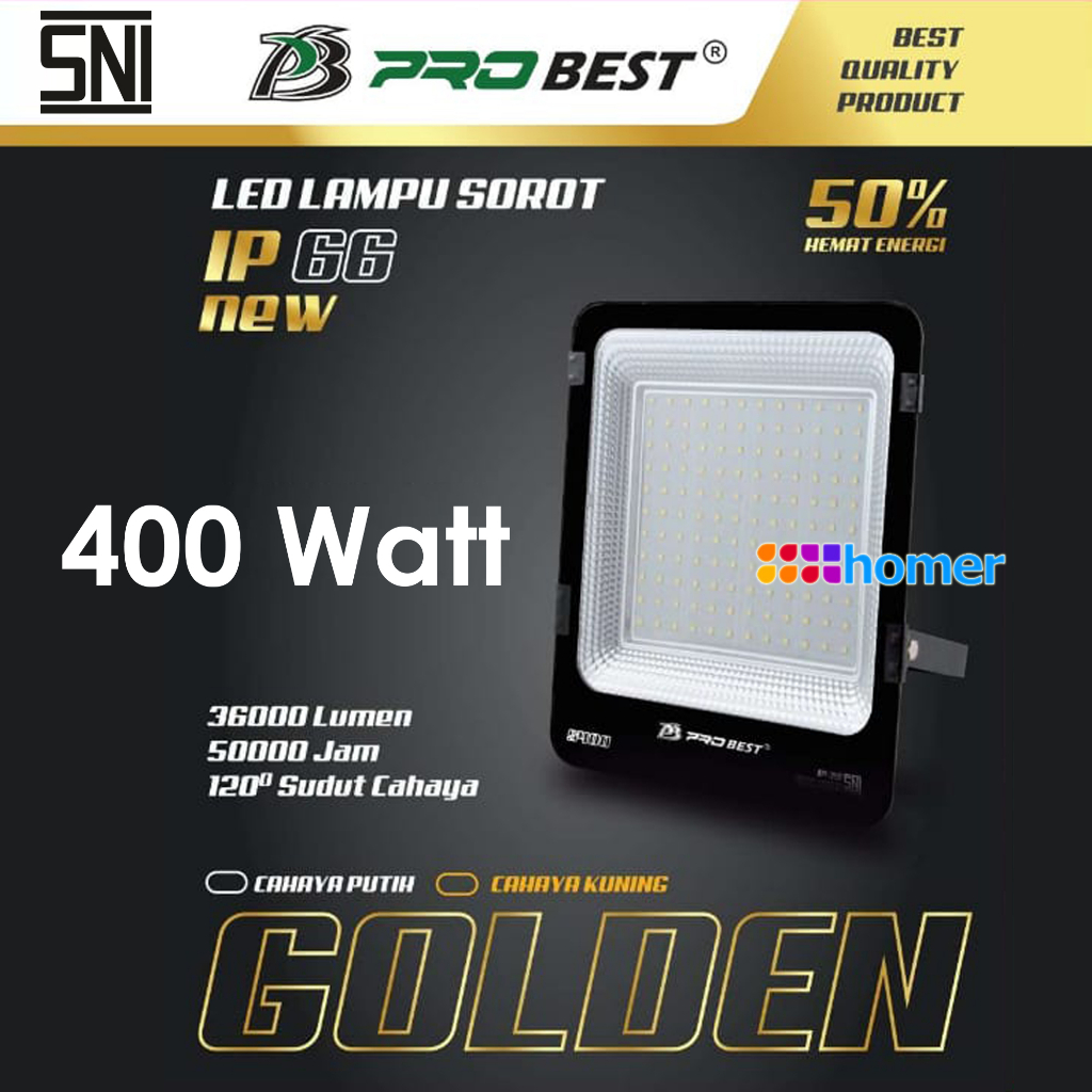 Probest Golden LED spotlight LED shooting light ip66 SNI waterproof ...