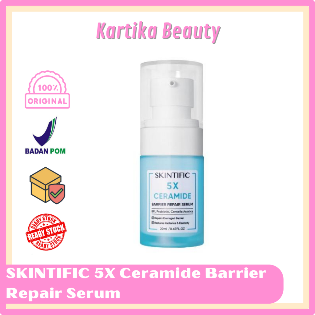 Skintific 5X CERAMIDE SKIN BARRIER REPAIR SERUM 20ml SKINTIFIK Blue ...