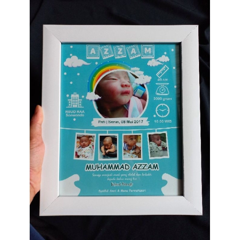 Baby Bio 10R | Children's Bio Data | Birth Nameplate | Baby Name Frame ...