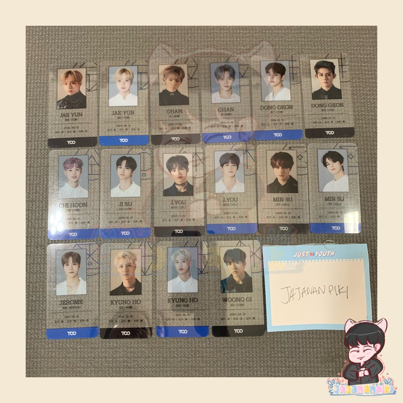 [READY] Photocard TO1 TOO RFB REASON FOR BEING CLEAR PC JAEYUN CHAN ...