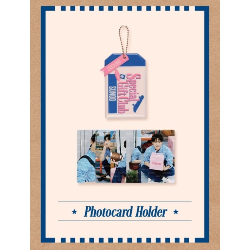 Enhypen SUNOO SPECIAL GIFT CLUB OFFICIAL PHOTOCARD PC HOLDER SET ...