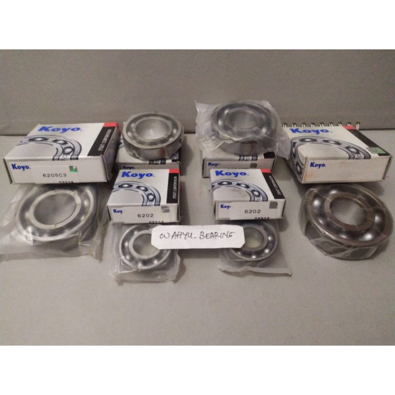 Bearing 63/22 C3 - 6205 C3 Koyo Set Crucket Axle Ratio Ninja R RR S SS ...