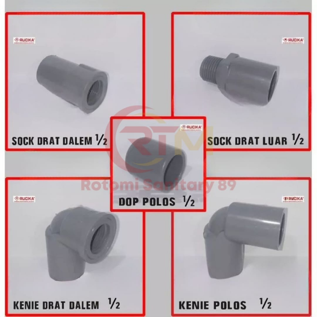 Pvc Knee Pipe Connection/Inner/Outer Thread Sock Plug | Shopee Philippines