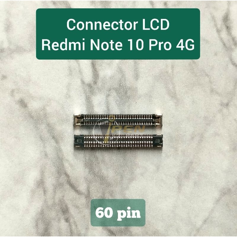LAYAR Lcd Connector Redmi Note 10 Pro 4G Socket Connector Xiaomi Screen ...