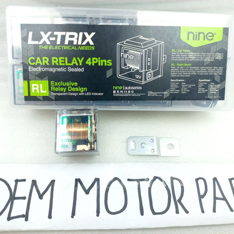 Motorcycle CAR RELAY RELAY 4 FOOT NINE RELAY LIGHT | Shopee Philippines