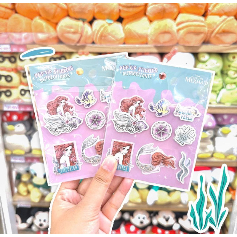 POP UP STICKERS MINISO STICKER ARIEL DISNEY THE LITTLE MERMAID | Shopee ...
