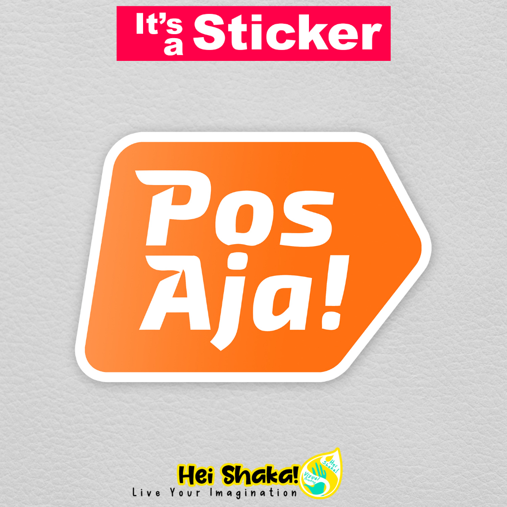 Heishaka POSAJA Pos AJa Sticker Waterproof Vinyl Post Office Sticker ...
