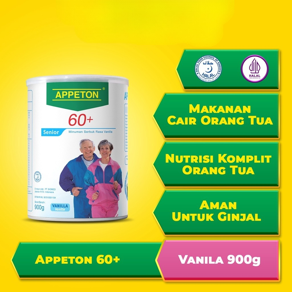 [900 Grams] Appeton 60+ Vanilla 900 gr | Shopee Philippines