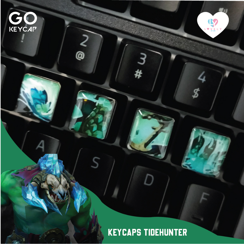Keycaps PBT Dota 2 Ability Tidehunter | Go KEYCAPS | Shopee Philippines