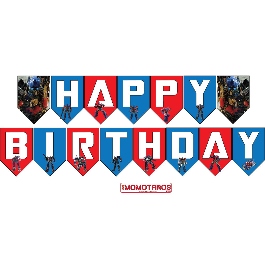 Hbd Optimus Prime set Banner | Shopee Philippines