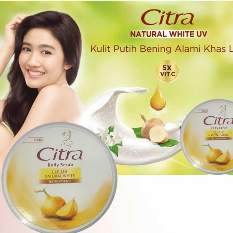 Citra Body ScrubG Natural Glow 200ml | Shopee Philippines