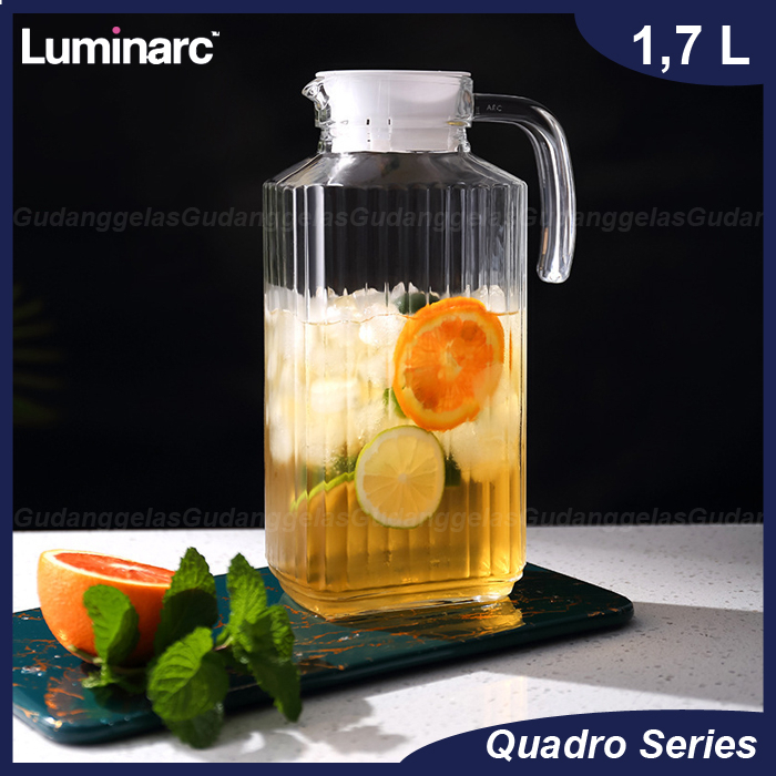 Luminarc Pitcher Quadro 1.7L/ Luminarc Glass Pitcher/Water Teapot ...