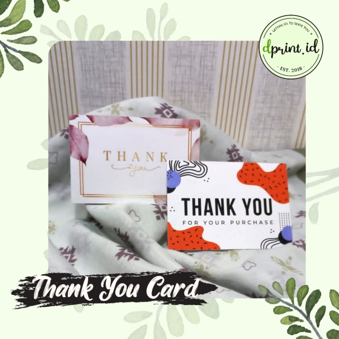 Thank You Card Hang Tag Parcel Hamper Custom | Shopee Philippines