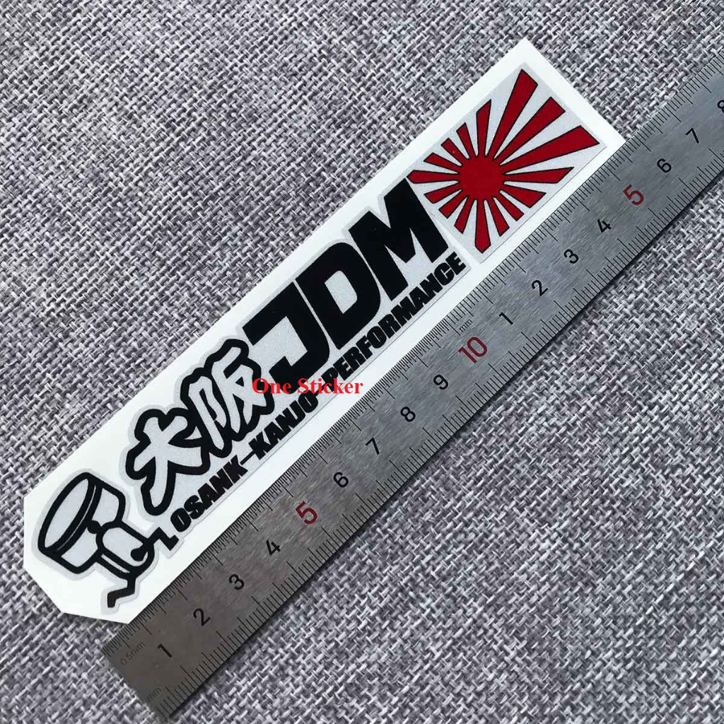 Ready Cutting Car Body Glass Sticker JDM Kanji Japan Motorcycle Sticker ...