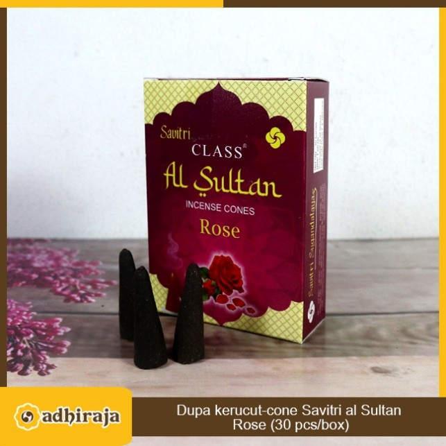 Incense Hio Fragrance Cone Tumpeng Savitri al Sultan Rose 30 pcs ...