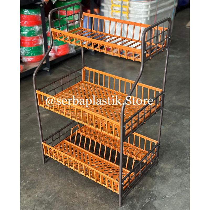 Plastic plate rack / 3 tier thick stacking plate rack / cup holder ...
