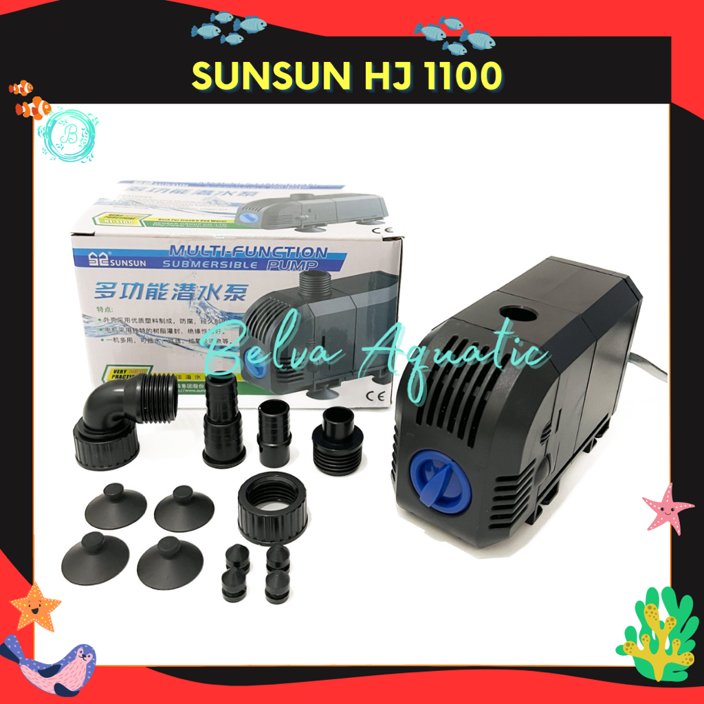 Sunsun HJ 1100 20W Aquarium Submersible Pump 20W Sunsun Pump | Shopee ...