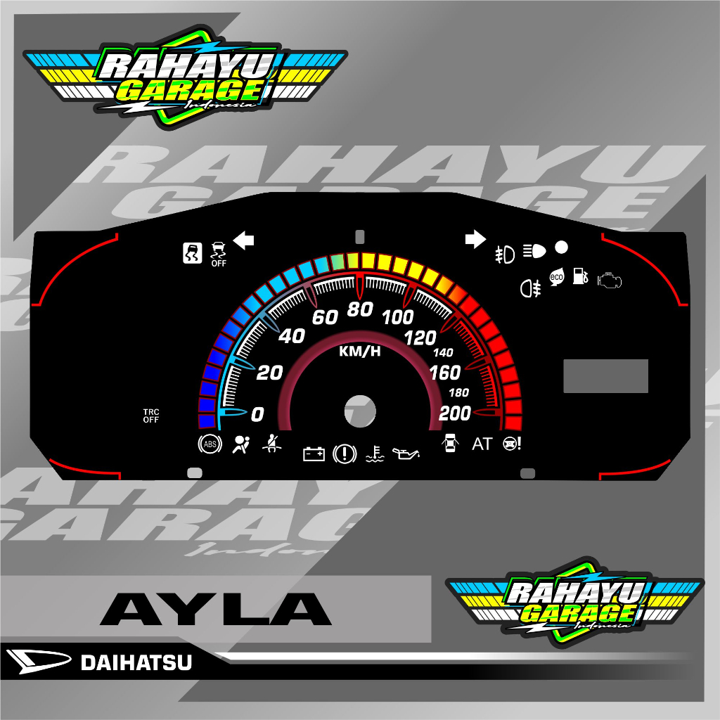 Custom daihatsu ayla speedometer board, custom daihatsu ayla ...