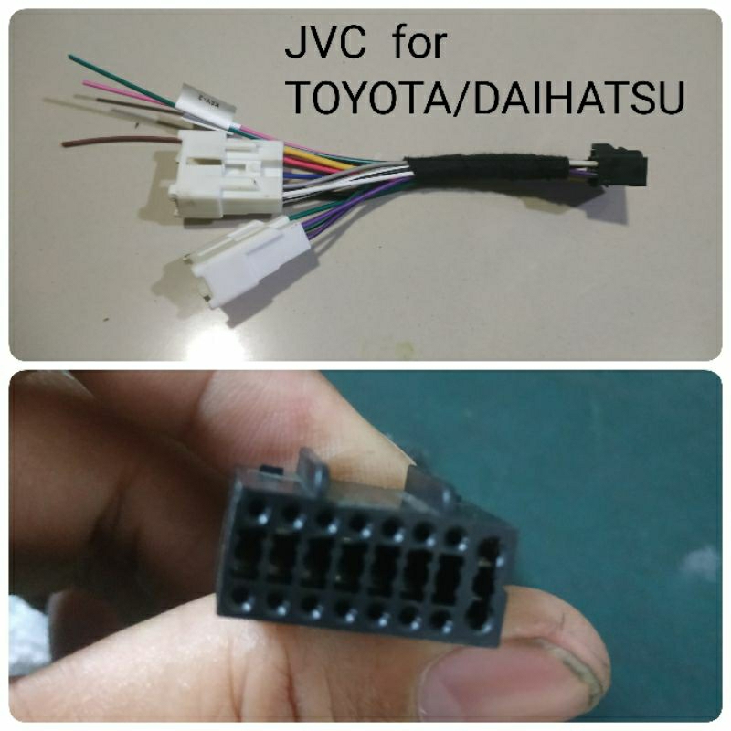 Jvc head unit Socket for Toyota And Daihatsu plug N play | Shopee ...