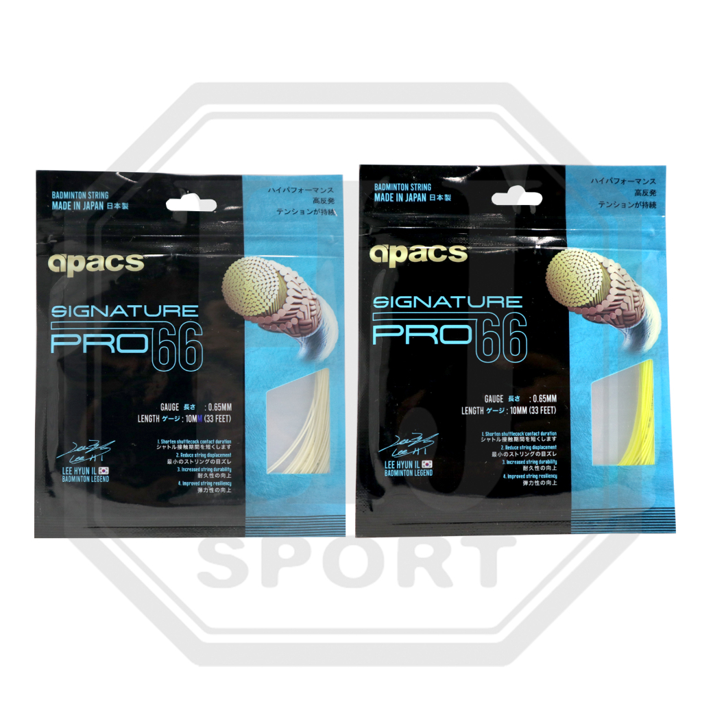 Original Apacs Signature Nano 66 Badminton Racket Strings | Shopee ...