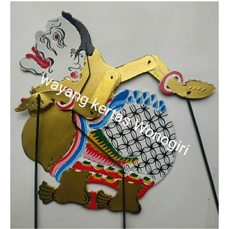 Semar gold paper shadow puppet 40 cm | Shopee Philippines
