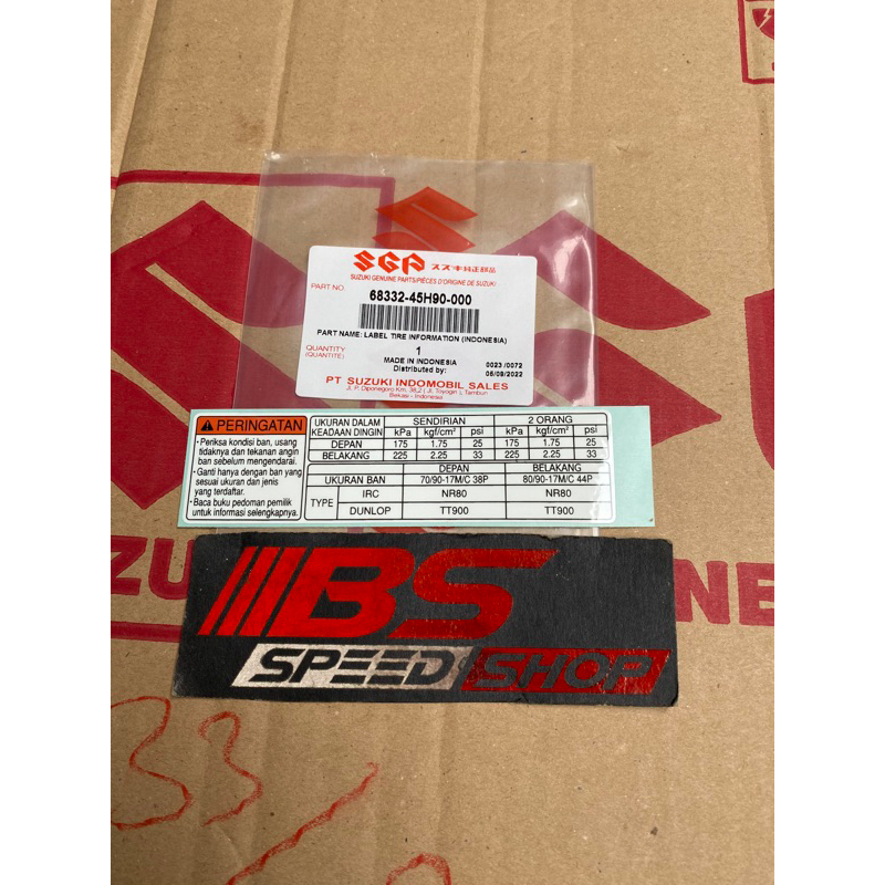Genuine Original SGP Suzuki smash Arashi Shogun satria 2 Stroke tornado ...