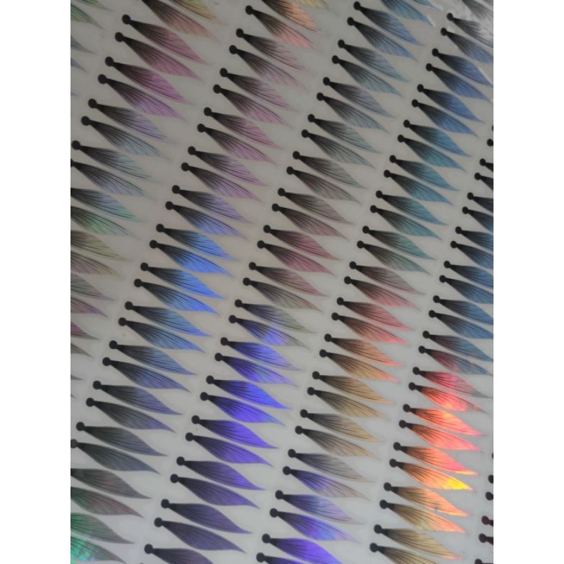 52 Pcs Black Point Jig Metal Fish Fin Stickers 26 Pairs (Very Slime ...