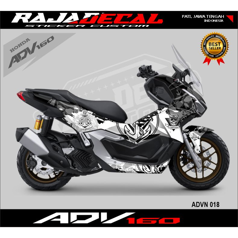 Adv 160 Fullbody Decal Sticker - All New ADV160 Decal Nautica Anchor ...