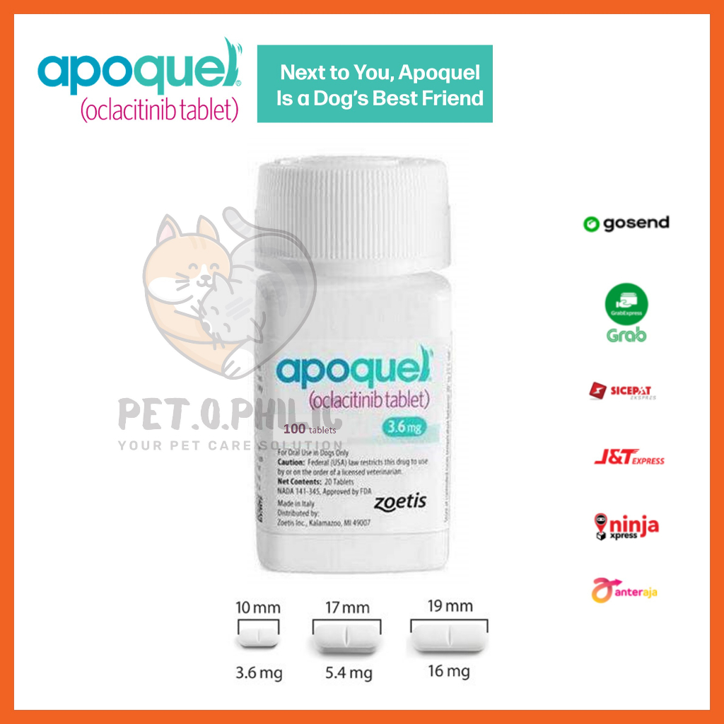 Apoquel Medicine For Dog Itching Allergy Dermatitis | Shopee Philippines