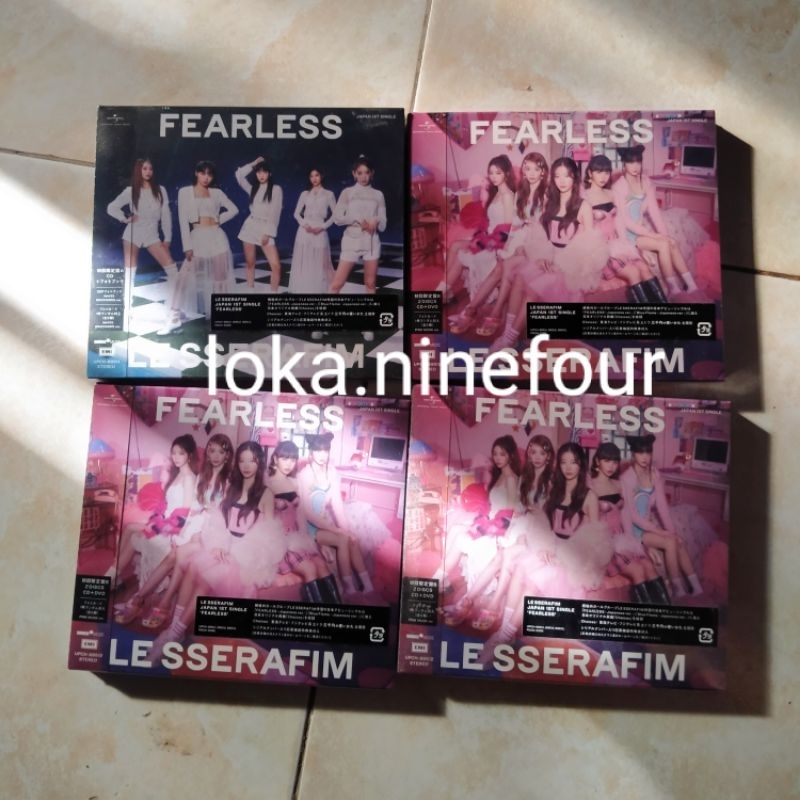 Le SSERAFIM FEARLESS ALBUM JAPAN LIMITED EDITION | Shopee Philippines