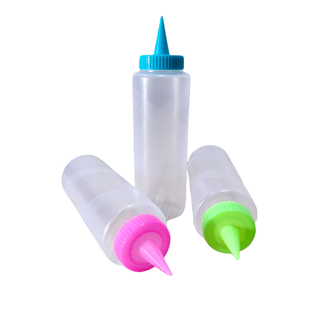 (SBR) Taper Mayonnaise Bottle 500 ml / 300ml Sauce Bottle / Soy Sauce ...