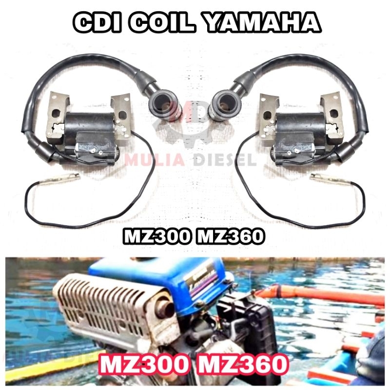 MESIN Cdi Ignition Coil Generator Drive Engine Yamaha MZ300 MZ360 MZ ...