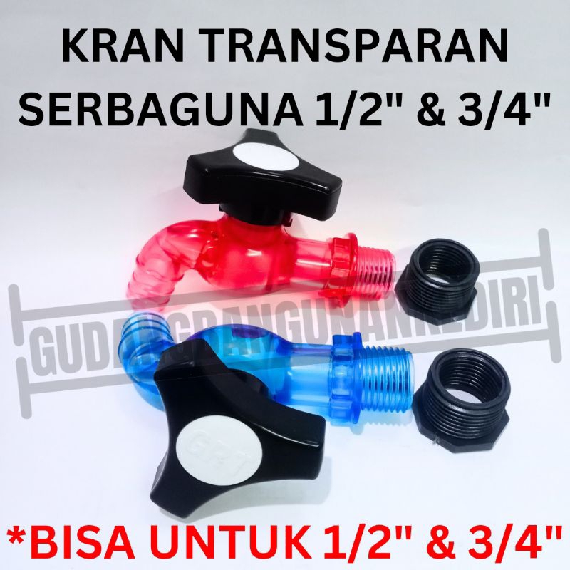 Transparent PVC wall faucet transparent plastic garden water faucet ...