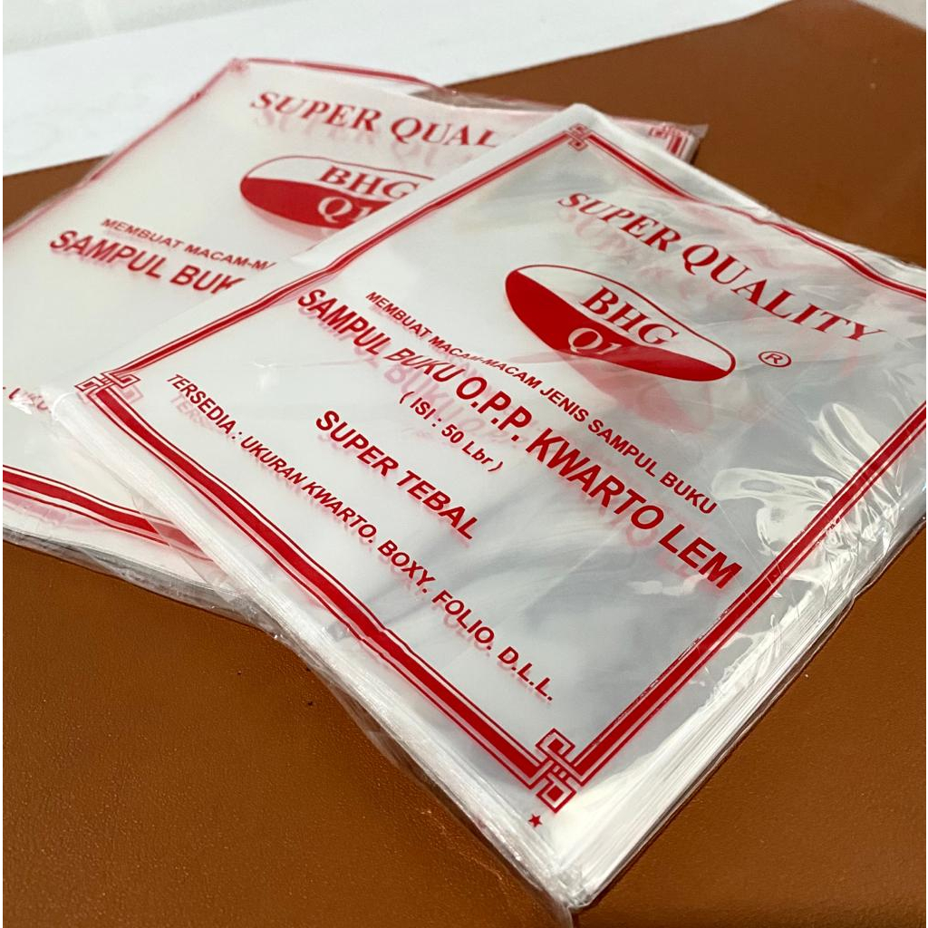 [PLASTIC COVER contains 50] PLASTIC cover - CLEAR OPP - HP | Shopee ...