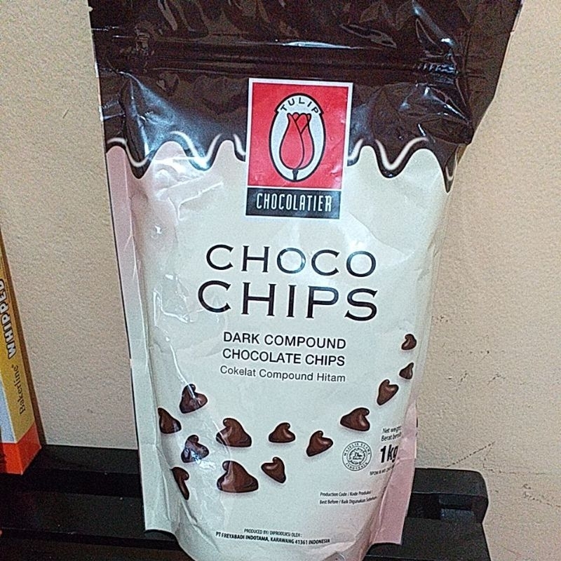 TULIP CHOCO Cips - DARK CHOCOLATE- CHOCO CUBES 200gr | Shopee Philippines