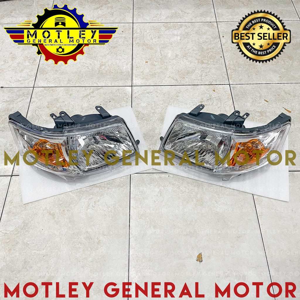 SUZUKI HEAD LAMP HEADLAMP MEGA CARRY APV OLD ORIGINAL DMAC D-MAC D MAC ...