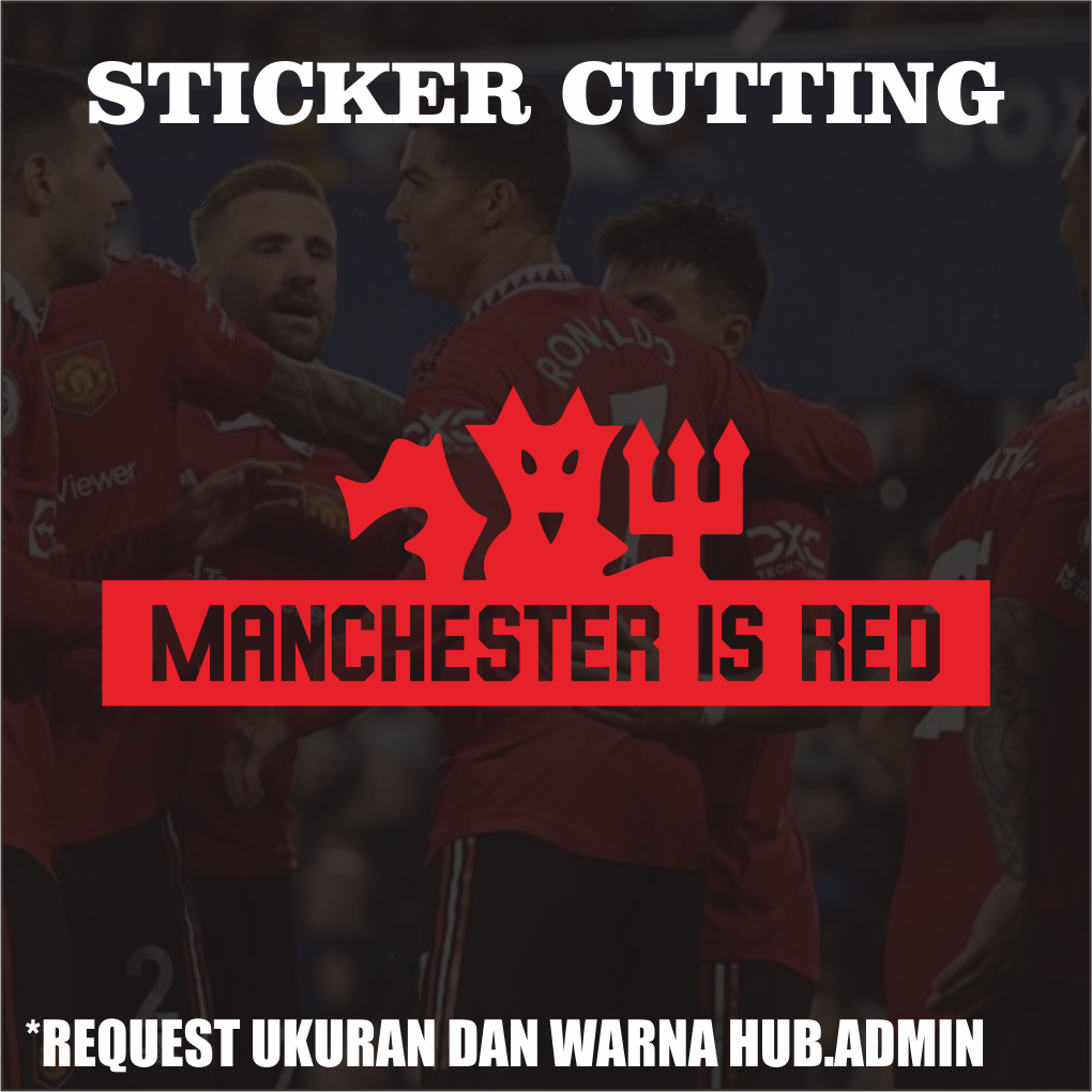 Sticker Cutting Manchester United/Sticker Cutting | Shopee Philippines