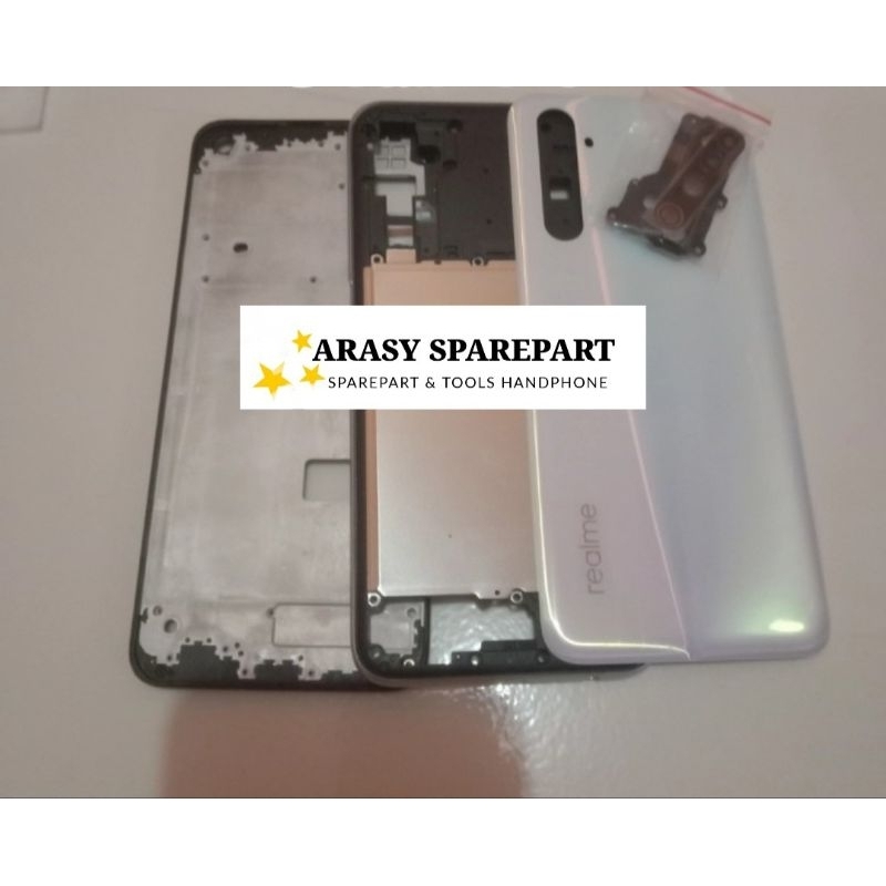 Ready kesing housing casing full set realme 6 frame+bezel+backdoor Ori ...