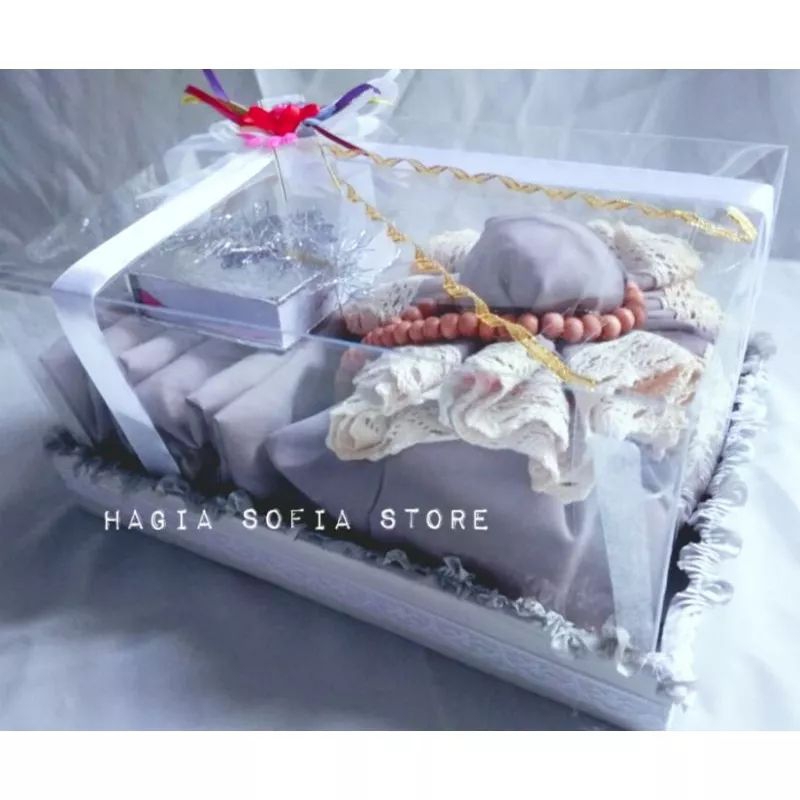 KATUN Part 2 Hampers Cotton Lace Premium Free Box Lid Mica / Wedding ...