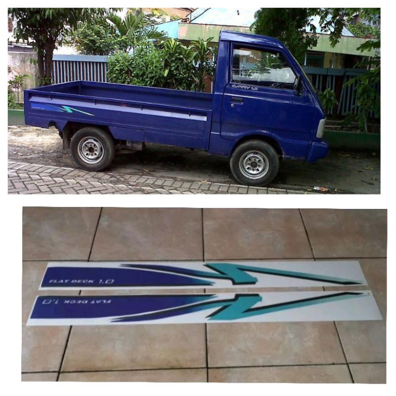 List of body stickers Carry 1.0 pickup Flatdeck tub / List of body ...