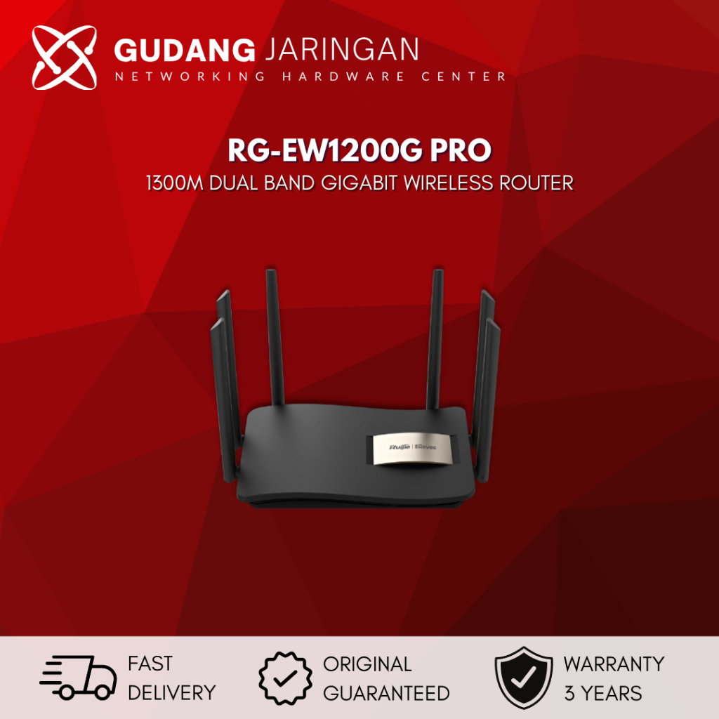 RG-EW1200G PRO RUIJIE REYEE 1300M DUAL BAND GIGABIT WIRELESS ROUTER | Shopee Philippines